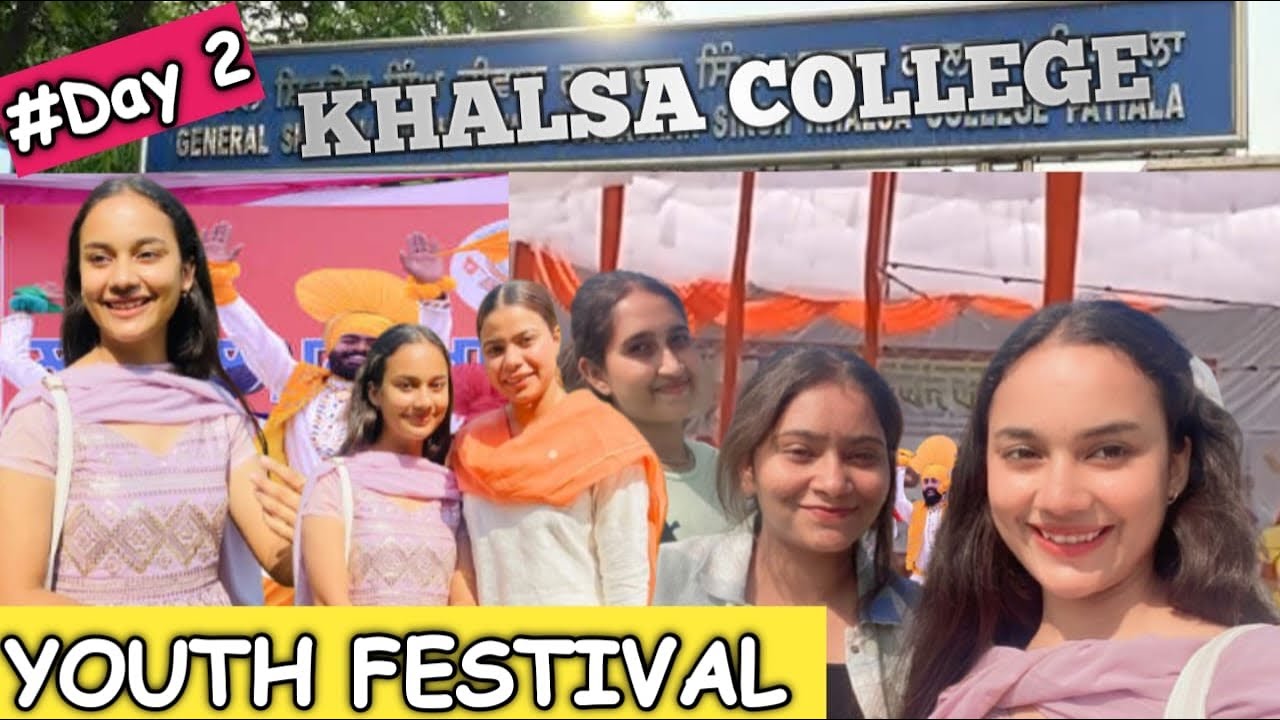 Youth Fest 2024 Day 2 Highlights | Khalsa College Patiala | Music, Dance & Fun!💃🏻 ️ - YouTube