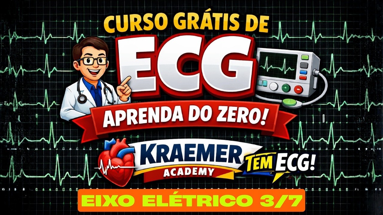 Como laudar ECG com o eixo elétrico em poucos segundos! Aula 03 de 07 ...