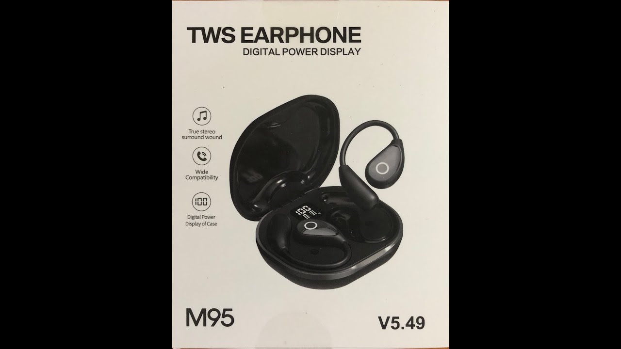 FLDAM M95 TWS Wireless Digital Power Display Earbuds Review - YouTube