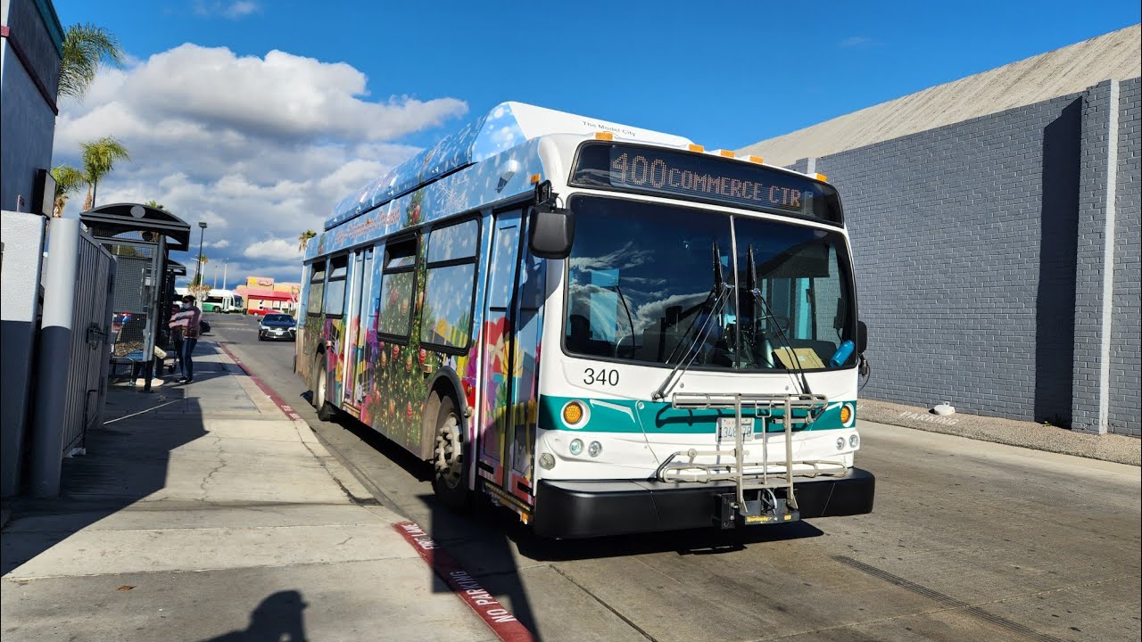 (SPECIAL) City of Commerce Transit 2012 New Flyer C35LFR #340 - YouTube