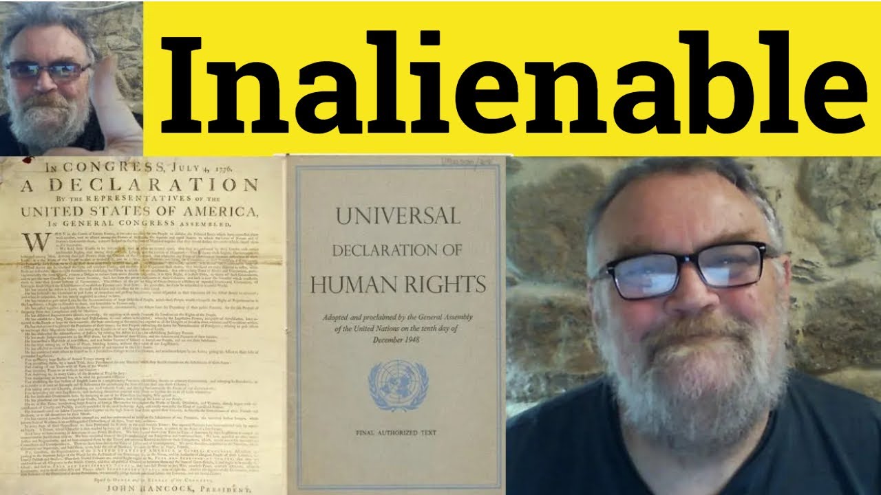 🔵 Inalienable Meaning Unalienable Examples Inalienable Defined ...