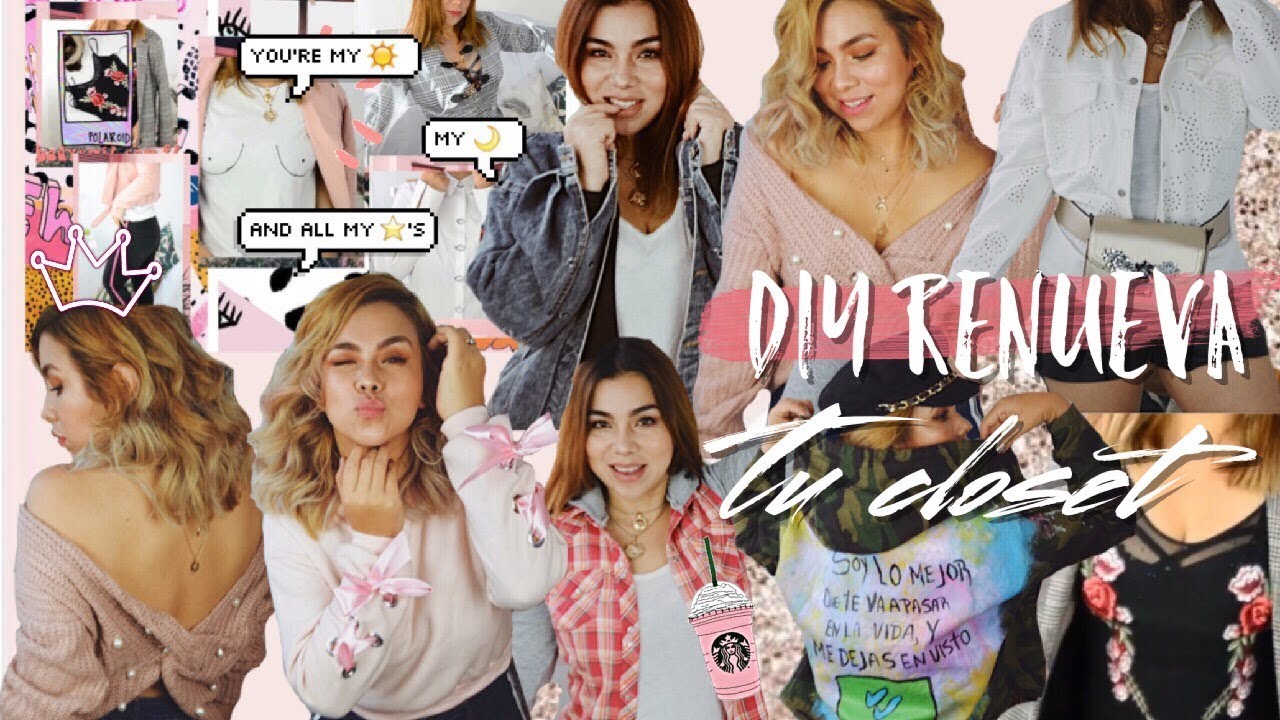 11 IDEAS PARA RENOVAR TU CLOSET💗RECICLA TU ROPA VIEJA - YouTube