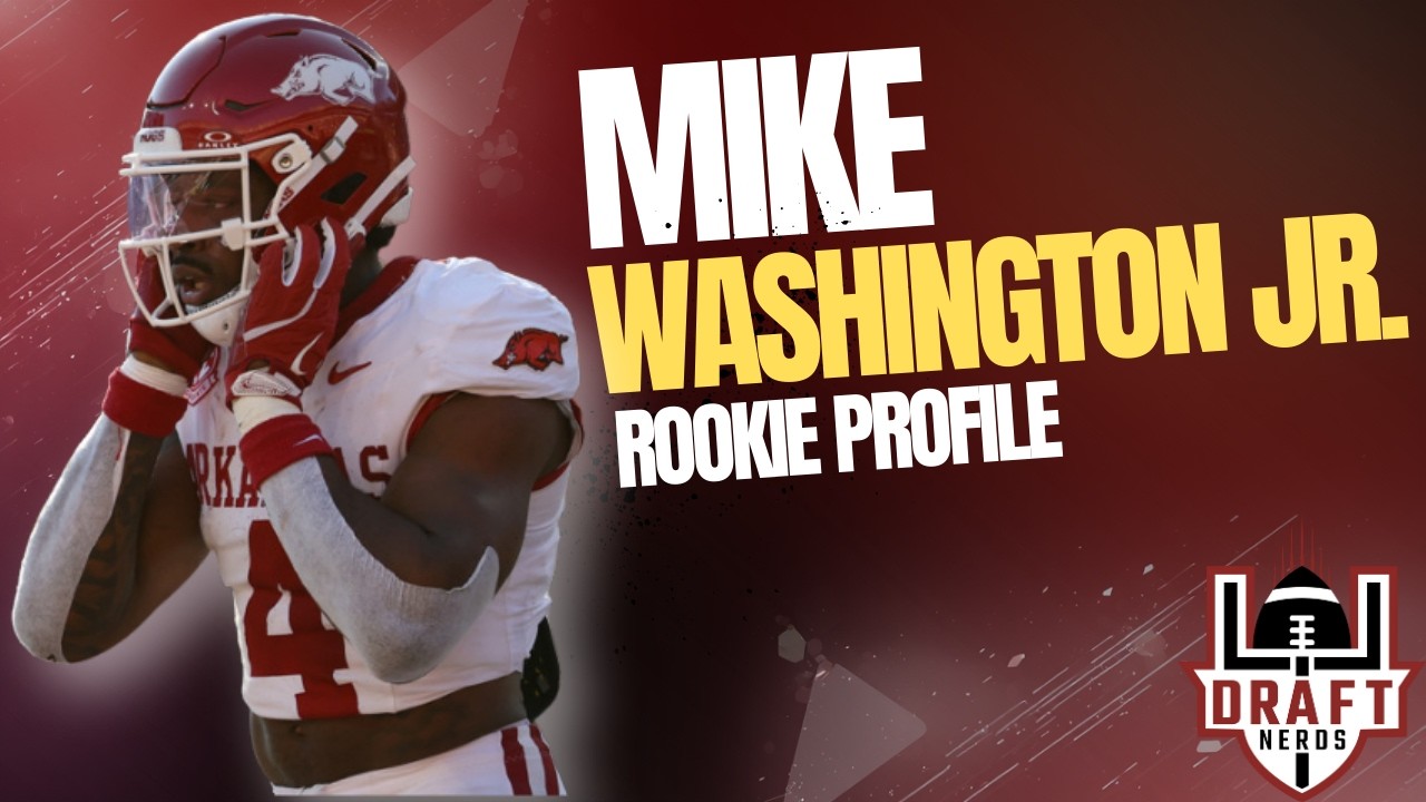 Mike Washington (RB, Arkansas) Rookie Profile for the 2026 NFL Draft ...