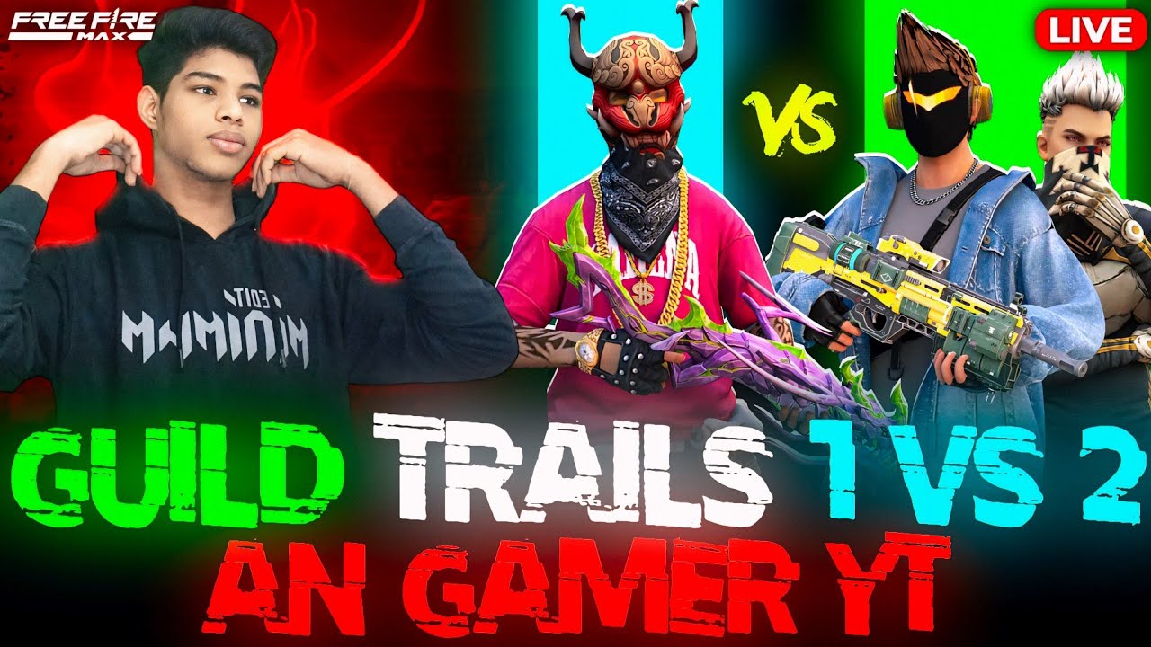 AN GAMER YT💯GUILD💥TEST💫1vs2😮PLAYERS👿ROOM💥FRCE CAM💫LIVE ??????? 🤩 # ...