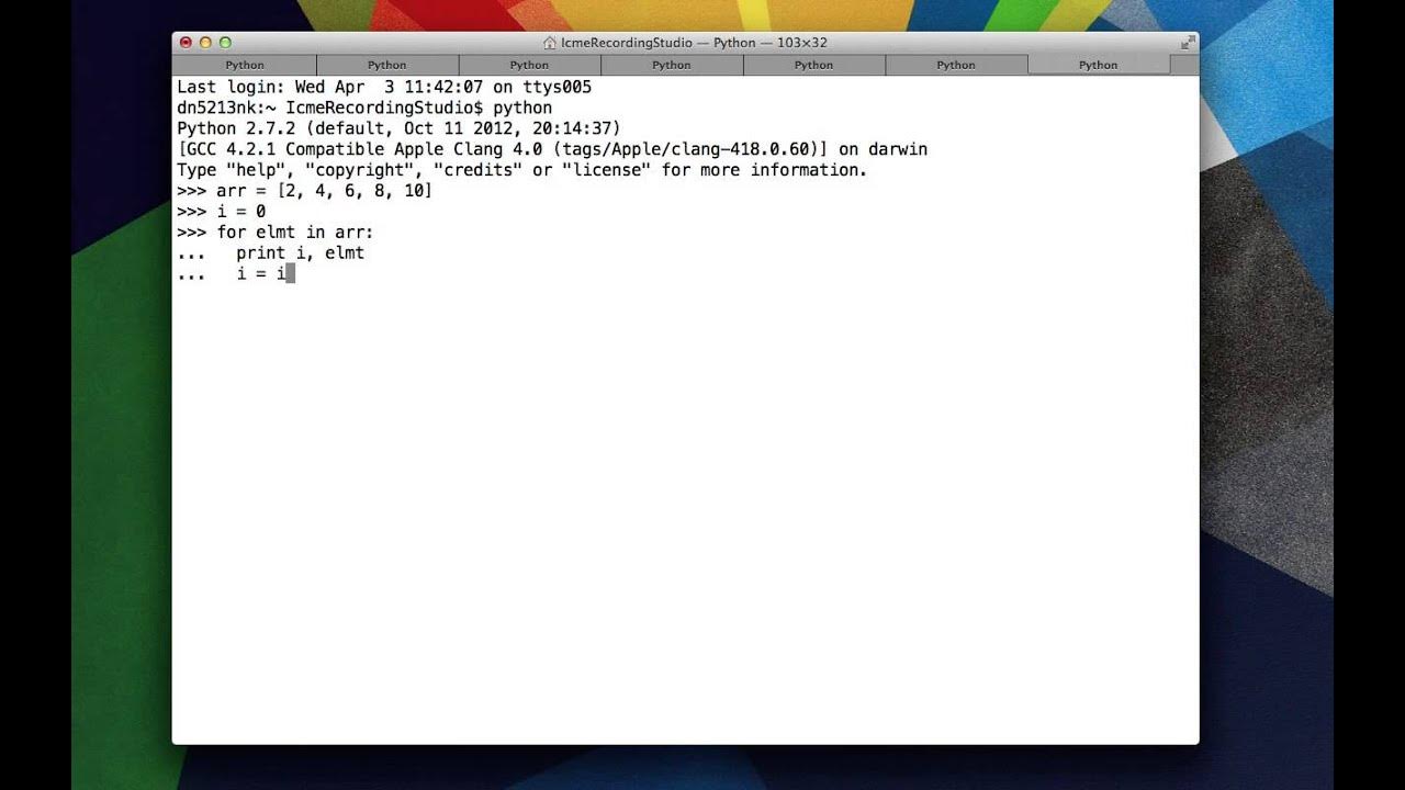 7 - Python Lists - Enumerate - YouTube