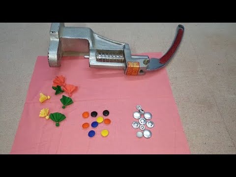 How to Make All Types of Buttons Like Foam, Cloth, Cotton and Piping ...