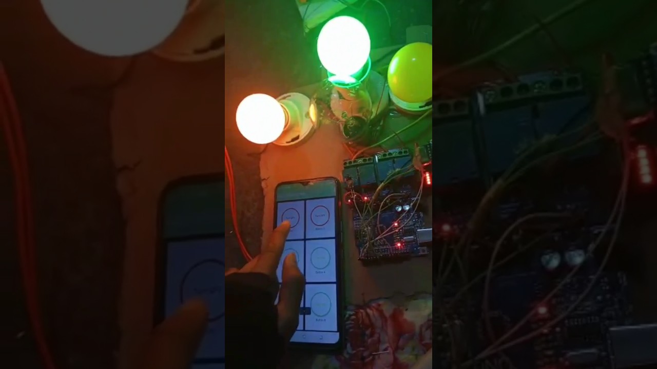 This Is Home Otomation Project With Arduino And Ir Blutoothmanualshorts Viral Youtube