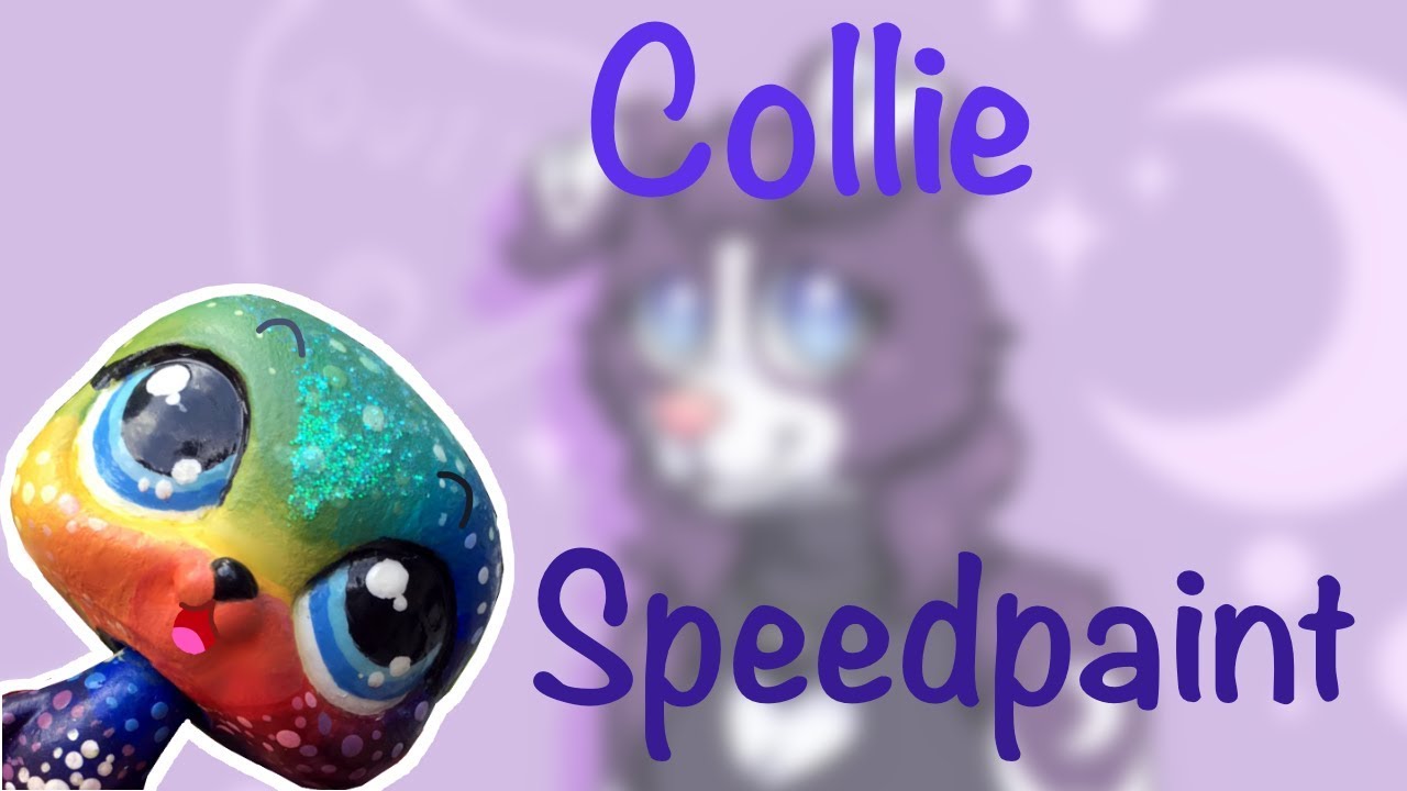 Speedpaint: LPS Collie 1676 - Anthro version - YouTube