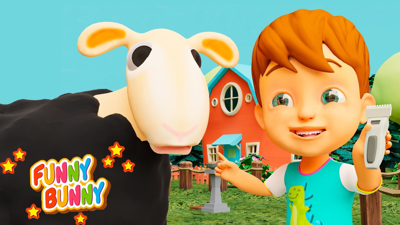 Baa Baa Black Sheep | Sheep Song for Kids & Nursery Rhymes Animation ...