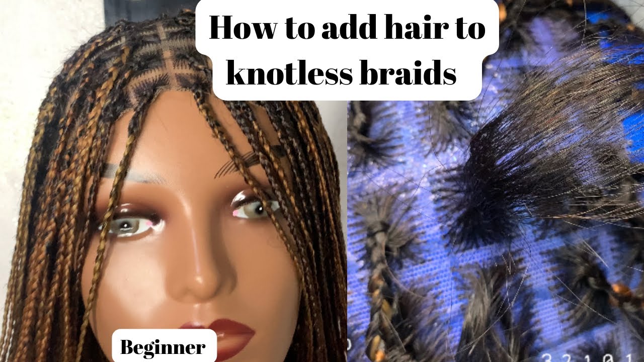 HOW TO START KNOTLESS BRAIDS Beginners friendly …| KNOTLESS BRAIDS ...