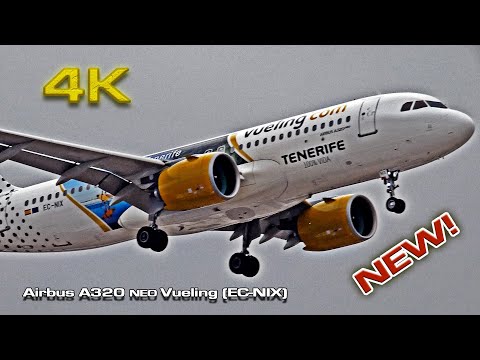NEW! Airbus A320 NEO Vueling #VisitTenerife Livery (EC-NIX)