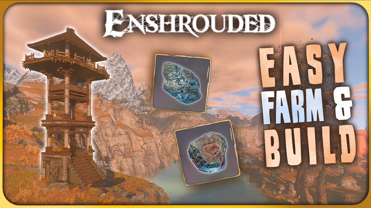 Enshrouded - EASY FARM & Watchtower Build! - YouTube
