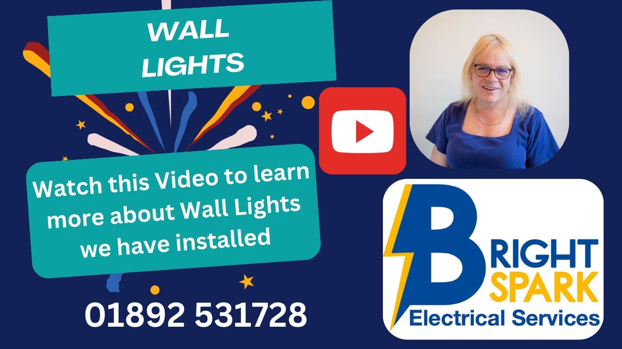 Wall Lights Installed by Bright Spark Electrical Services - Your local Electricians - YouTube