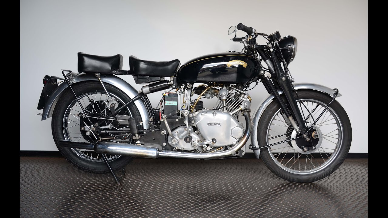 Vincent Comet C | Engine Start up by Motorrad-Fuchs.com - YouTube