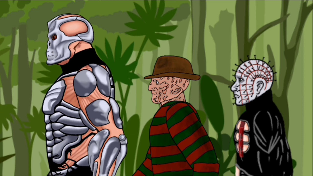 Alastor vs Jason x, Freddy, Pinhead, Cartoon cat, Jason, Scp 106 ...