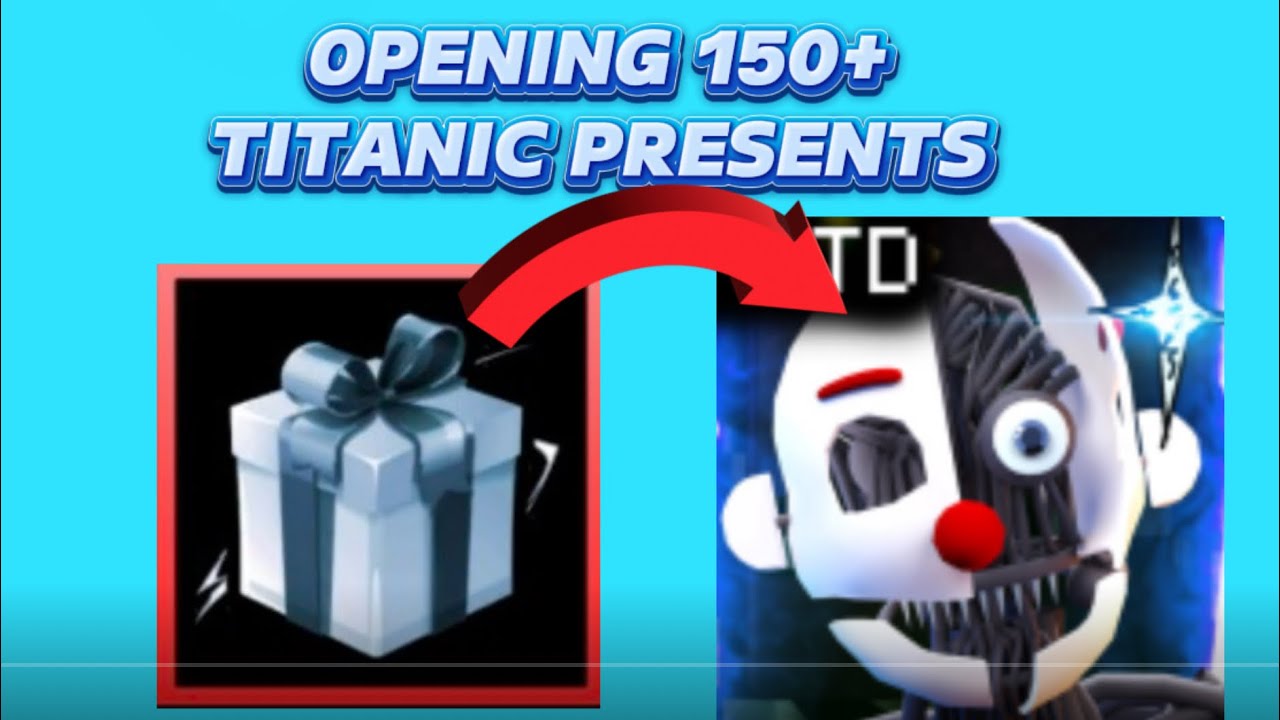 Opening 150+ titanic presents in (FNTD) - YouTube