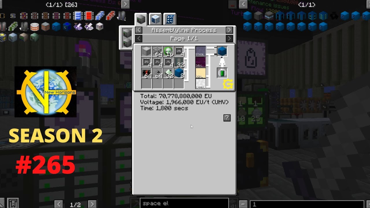 GregTech New Horizons S2 - 265 - Ultimate Battery - YouTube