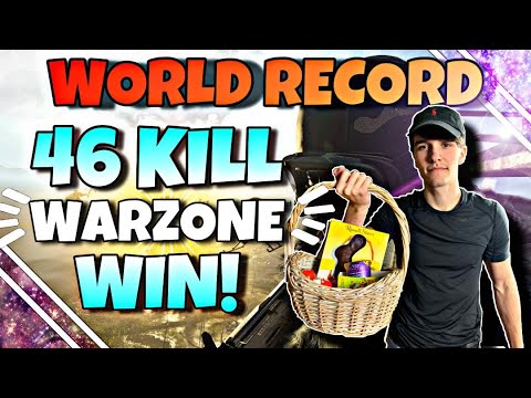 46 KILL WARZONE WORLD RECORD! | CoDWarzone - YouTube