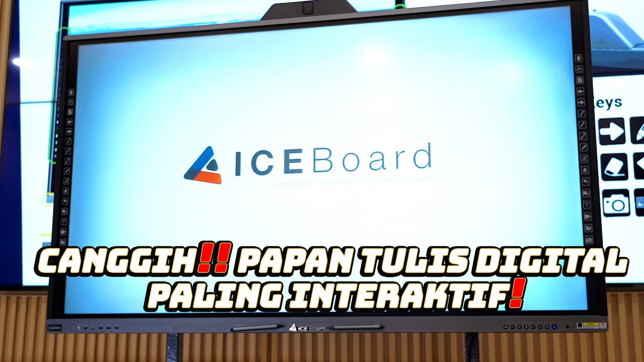 PAPAN TULIS DENGAN LAYAR LED 4K, PRAKTIS BANGET || Review Iceboard E2 ...