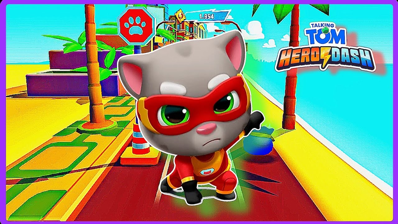 Talking Tom Hero Dash - All Super Heroes Saving & Beat All Bosses ...