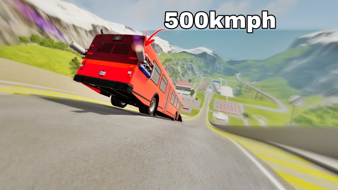 Big ramp jump #5 😱 - BeamNG Drive 2023 - YouTube