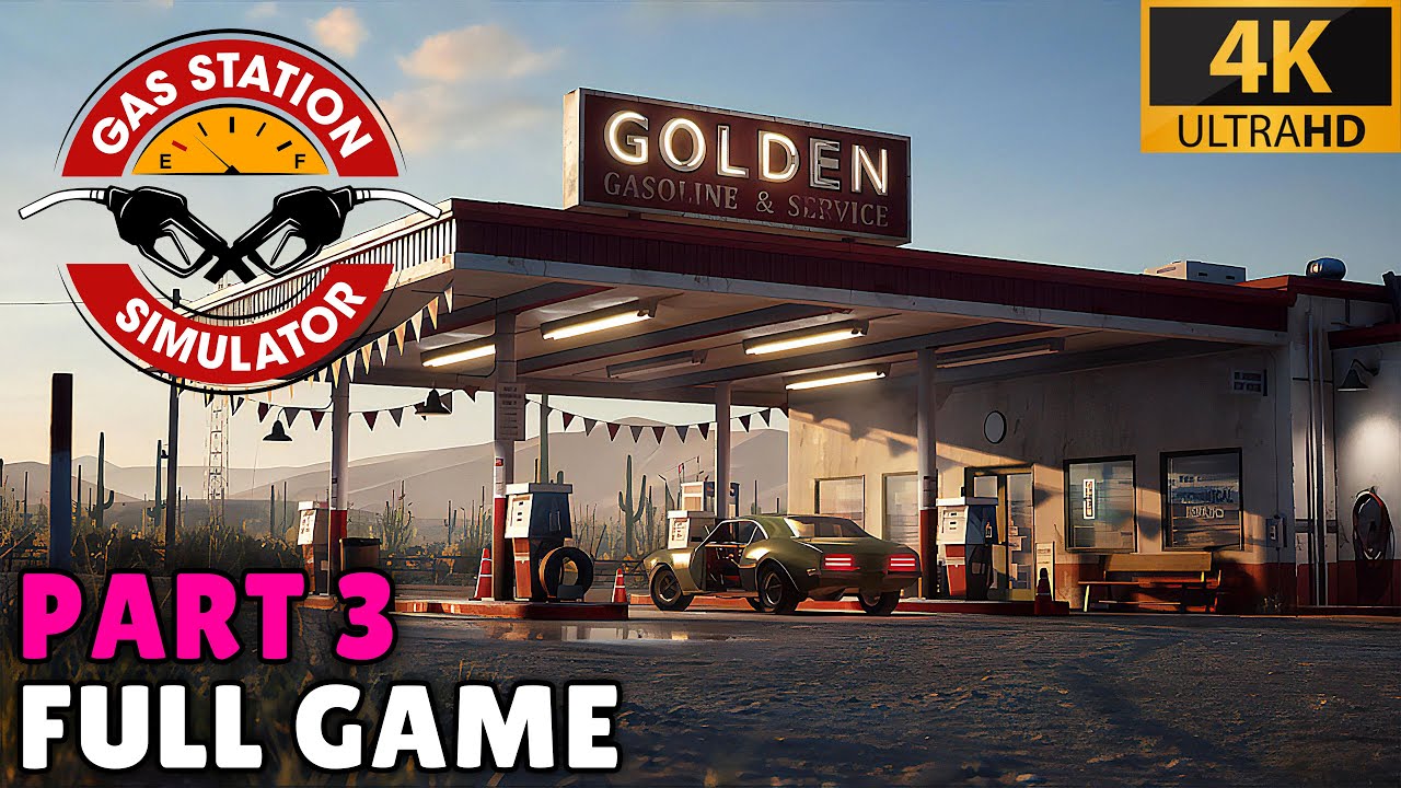 GAS STATION SIMULATOR (2023) - Full Game (NEW DLC) Playthrough Part 3 ...