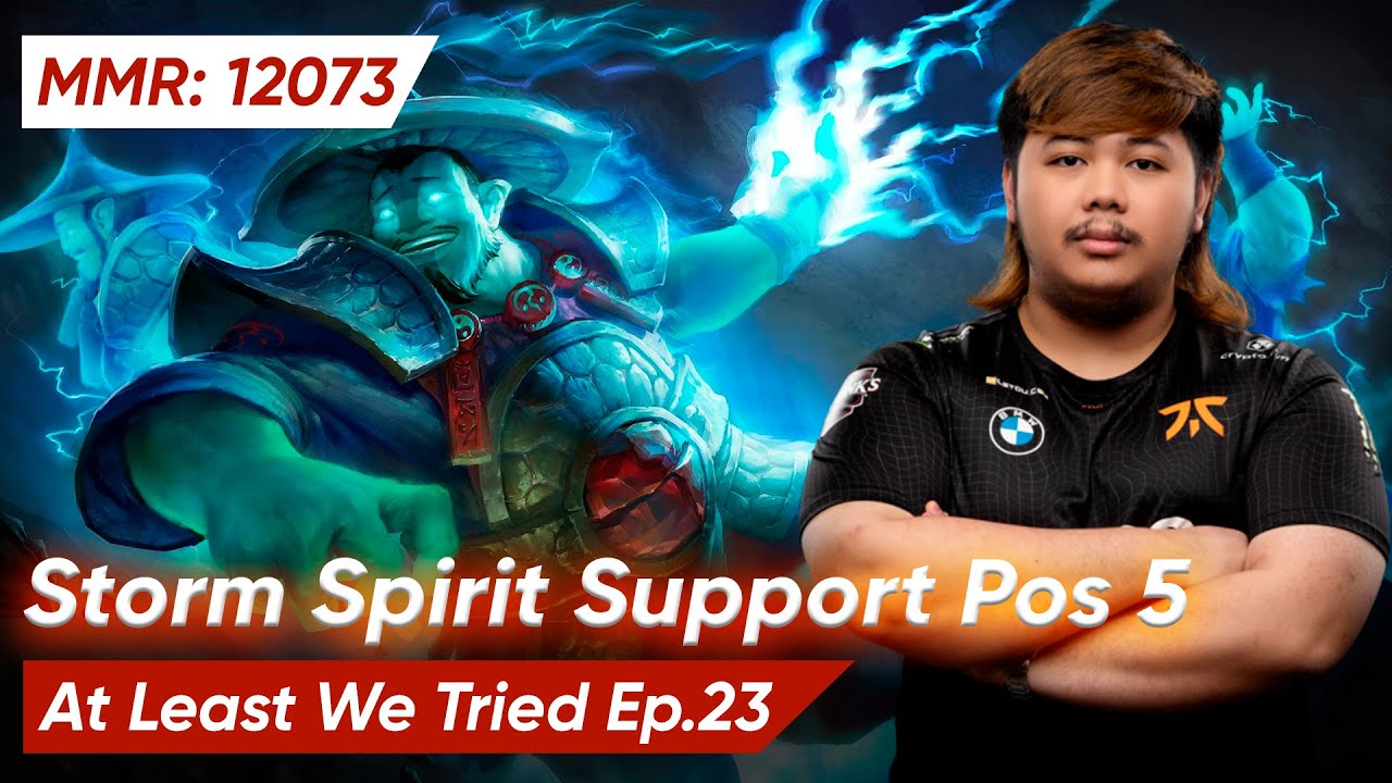 JAUNUEL STORM SPIRIT HARD SUPPORT 7.37d | Dota 2 Pro Gameplay - YouTube