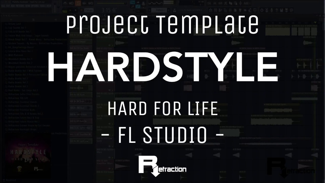 Hardstyle Project Template for FL Studio - YouTube