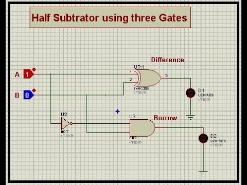 Half Subtractor Full Subtractor, Practice Questions - YouTube