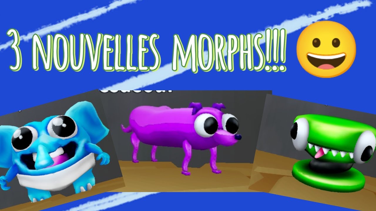 je suis de retour sur morph world et je débloque 3 morphs - YouTube