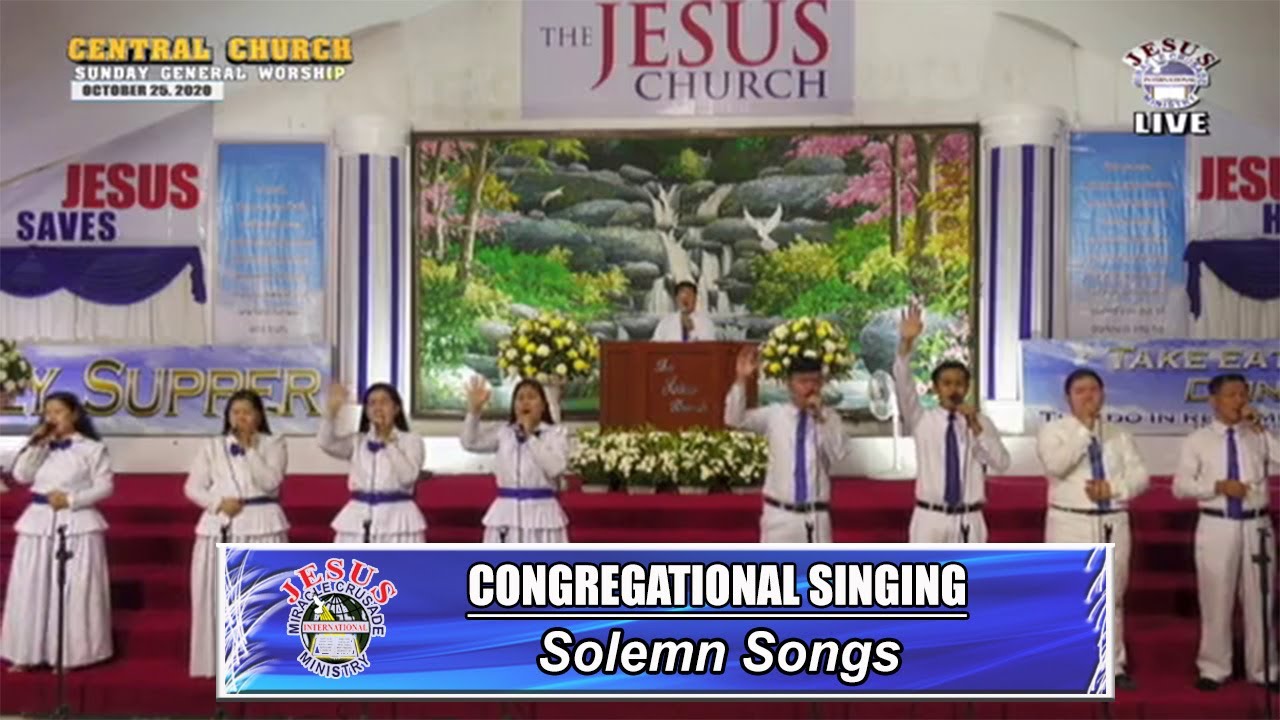 JMCIM | Congregational Singing | Solemn Songs | October 25, 2020 - YouTube
