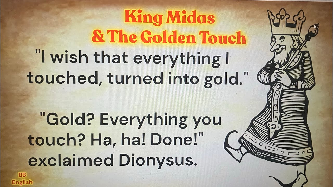 Learn English Through Story | King Midas and the Golden Touch - YouTube