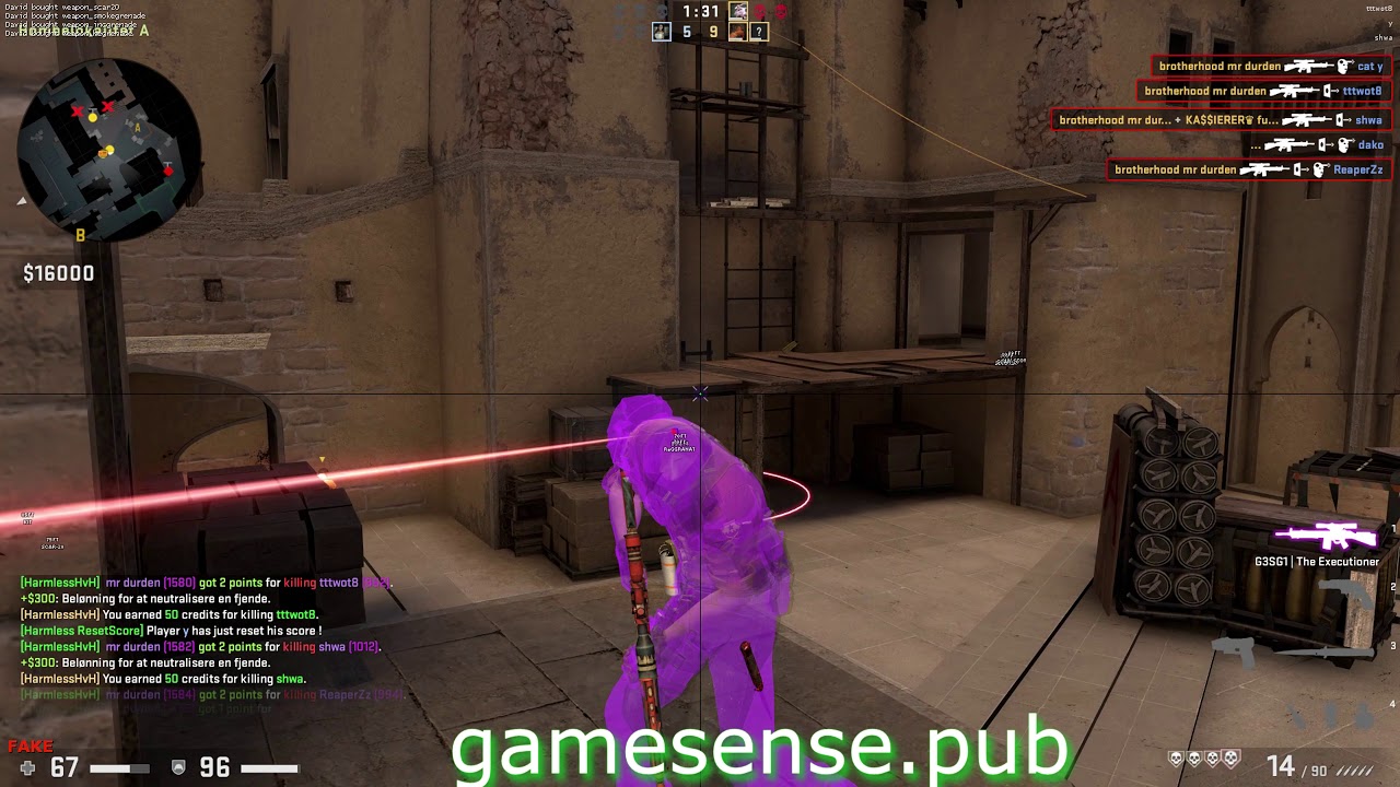 hack vs hack with geminisoftware, fatality, skeet, stylescheat and ...