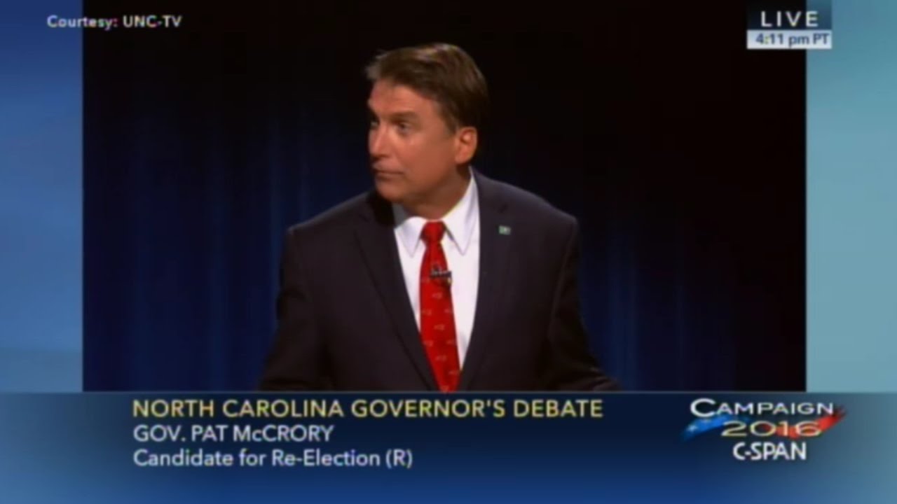 #McCroryFails at the North Carolina Governor's Debate - YouTube