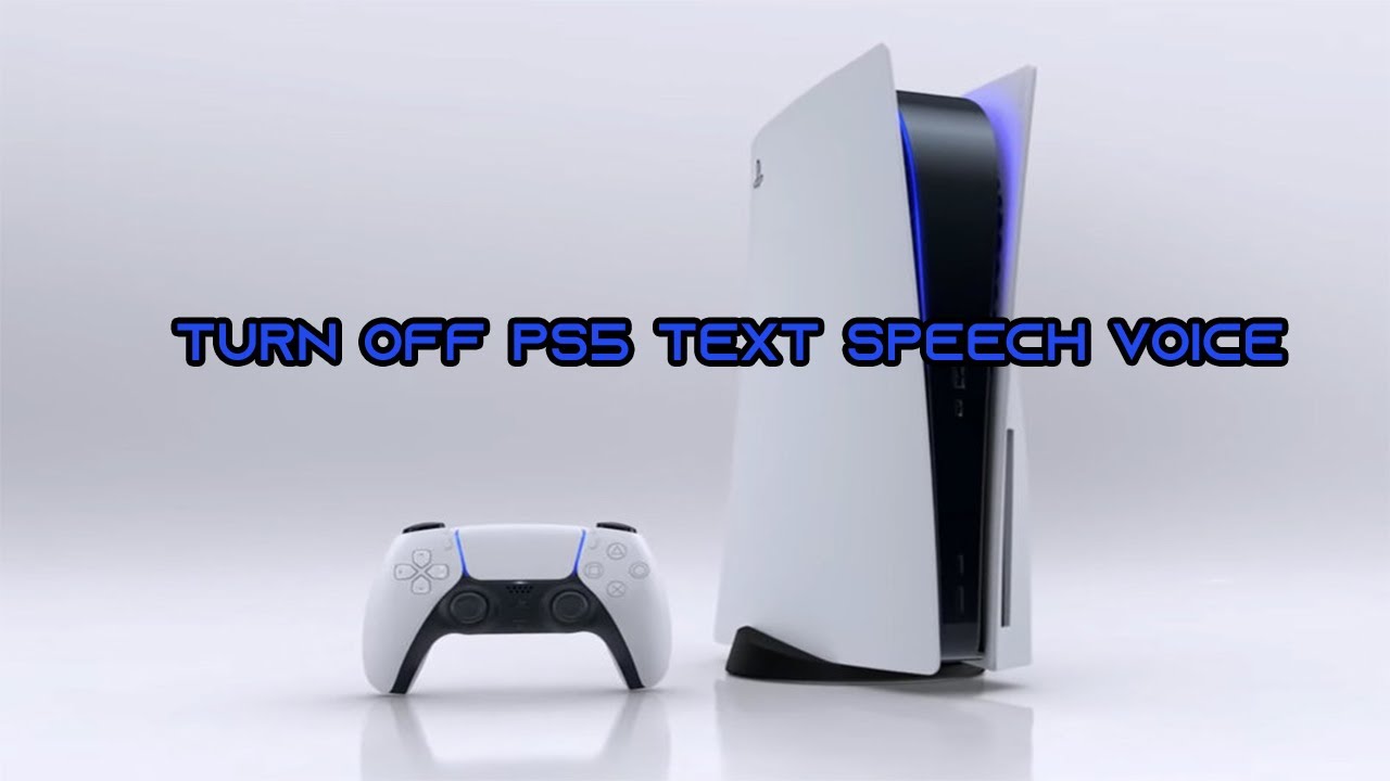 HOW TO TURN OFF PS5 TEXT TO SPEECH VOICE - YouTube