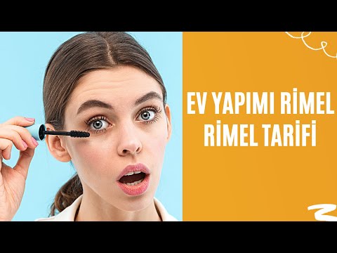 EV YAPIMI RİMEL TARİFİ I KENDİ RİMELİNİ KENDİN YAP I TAMAMEN DOĞAL MAKYAJ MALZEMESİ