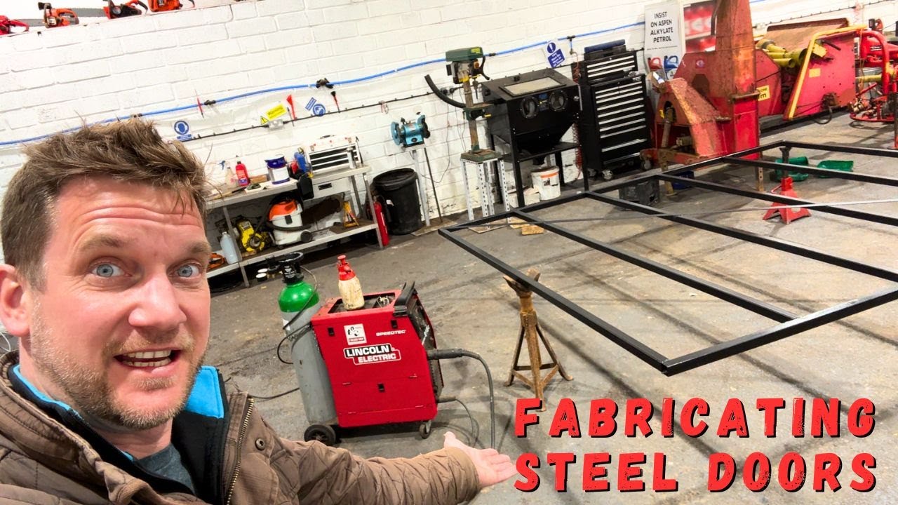 Fabricating the PERFECT Steel Workshop Door from Scratch! - YouTube