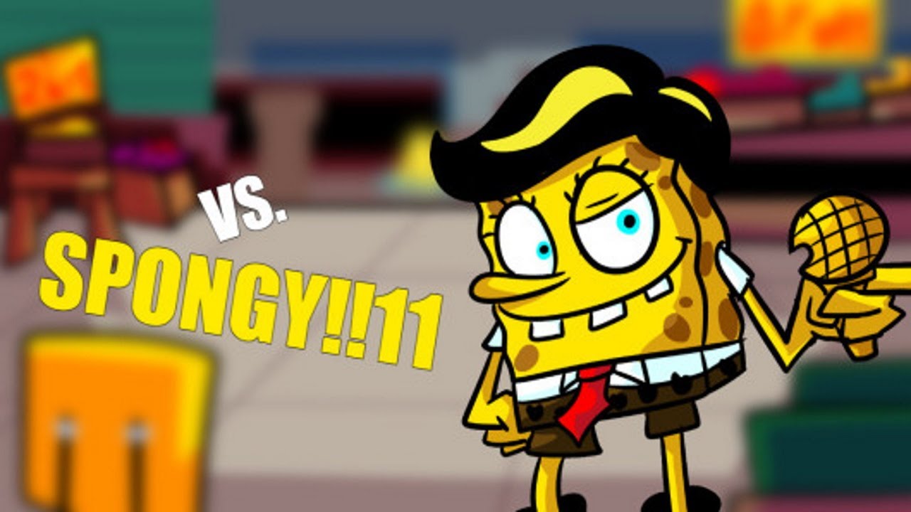 Friday Night Funkin' - Vs Spongy (Oneshot) FNF MODS - YouTube