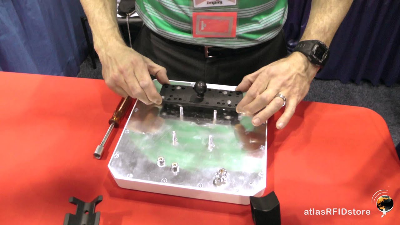 EZ Mounting System for Laird RFID Antennas - YouTube