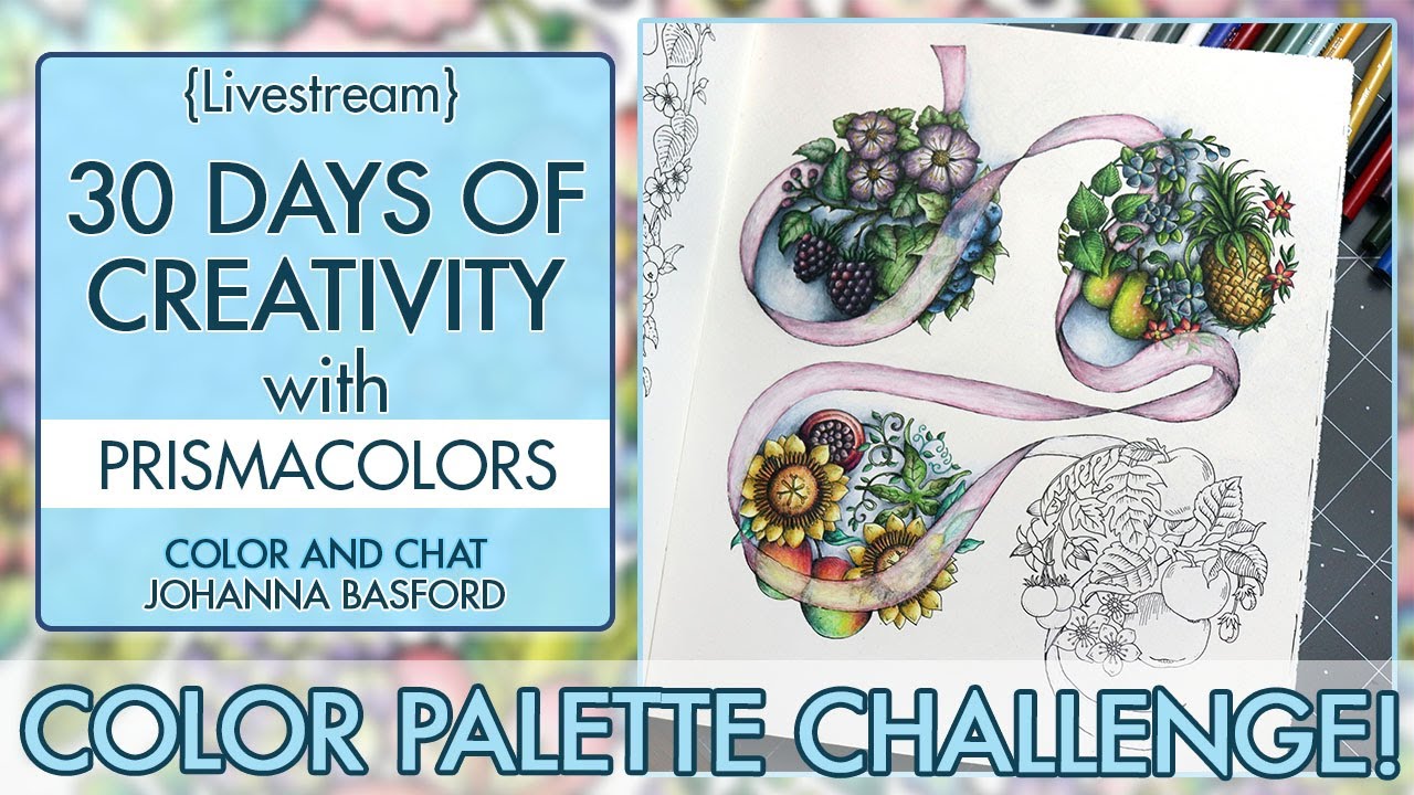 {LIVESTREAM} Pt. 2 ~ Color Palette Challenge! ~ 30 Days of Creativity ...