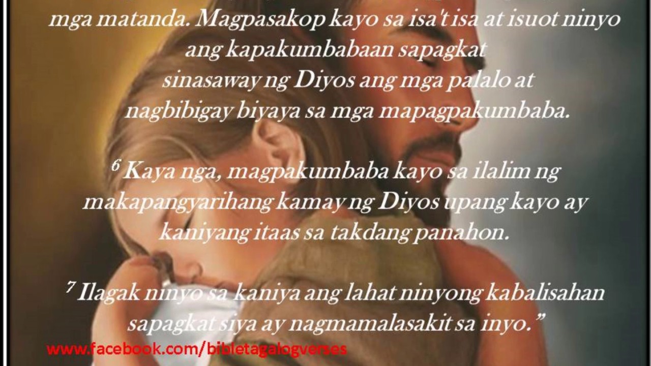 1 Peter 5 5 7 Bible Tagalog Verses YouTube