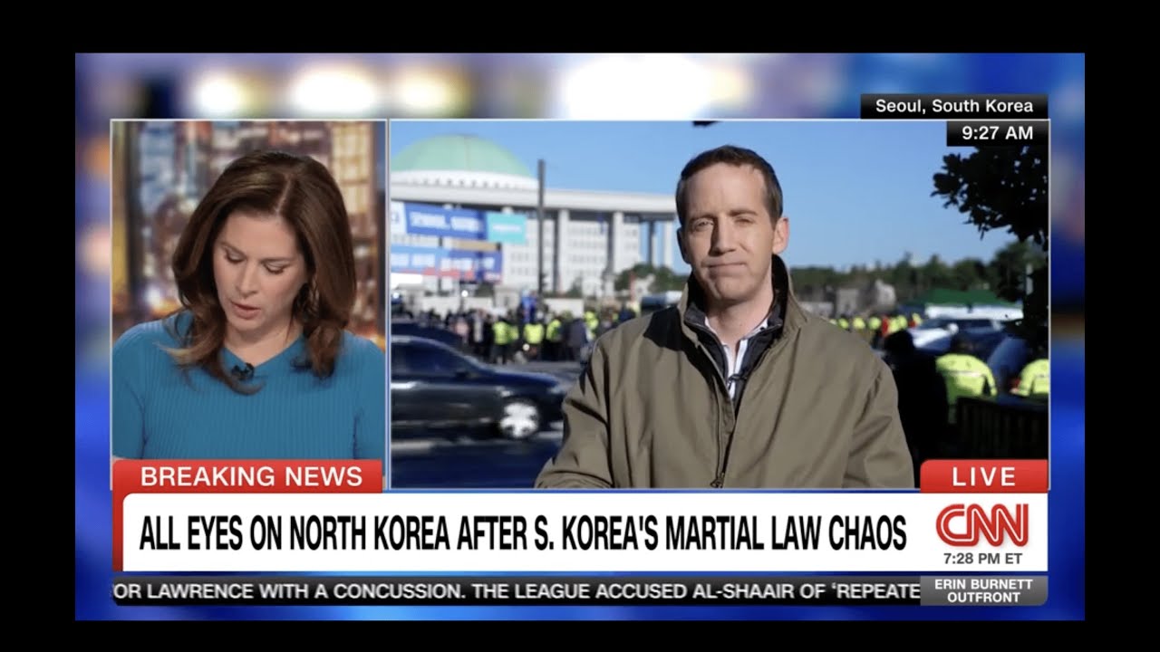 South Korea Martial Law - 09:27AM KST - CNN's Mike Valerio at National ...