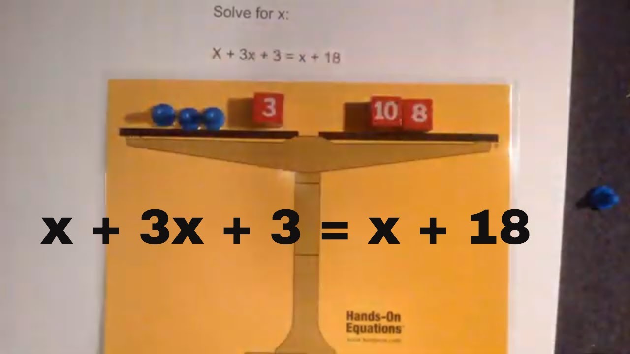 Hands on Equation lesson 4 by MooMooMath - YouTube