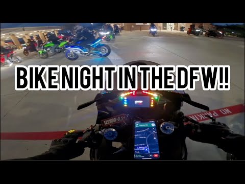 Dfw Bike Night wit Aprilia Rsv4factory1100 n Insta360 Ace Camera! - YouTube