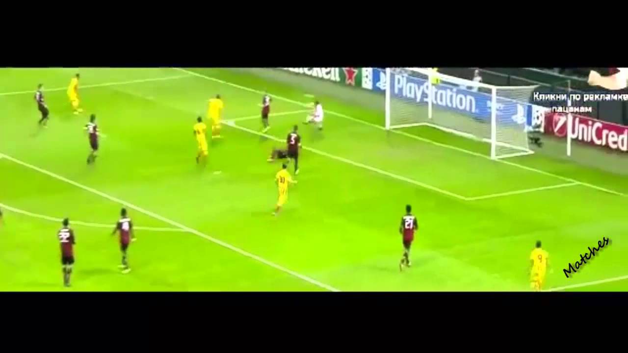 Neymar vs AC Milan Away (22.09.2013) UCL - YouTube