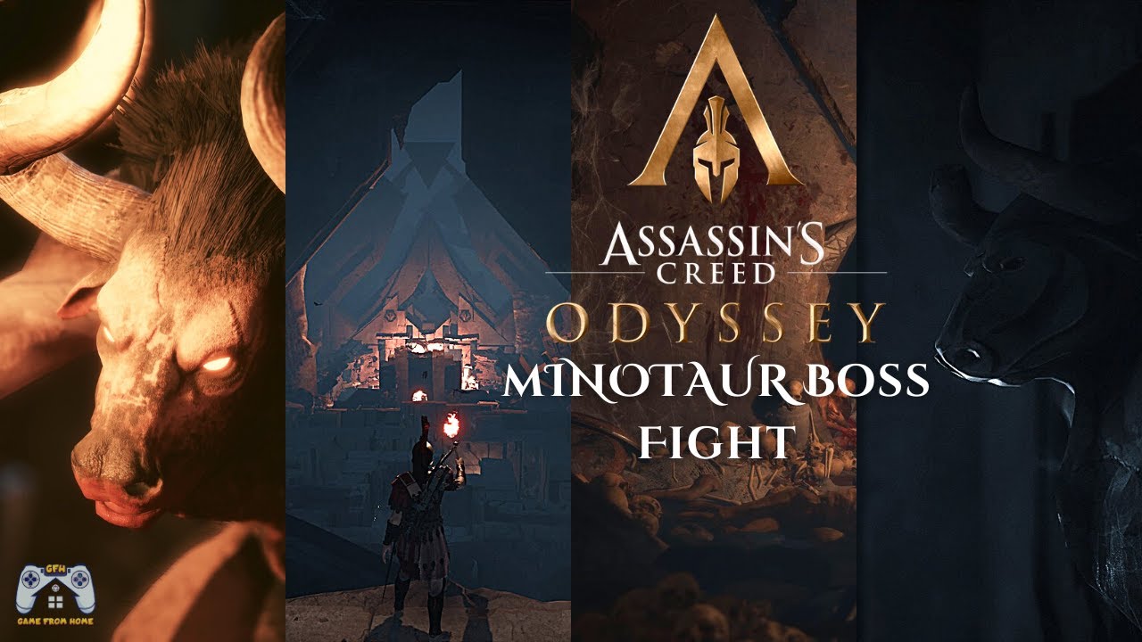 MINOTAUR Boss Fight - Assassin's Creed Odyssey | Minotaur vs Kassandra ...