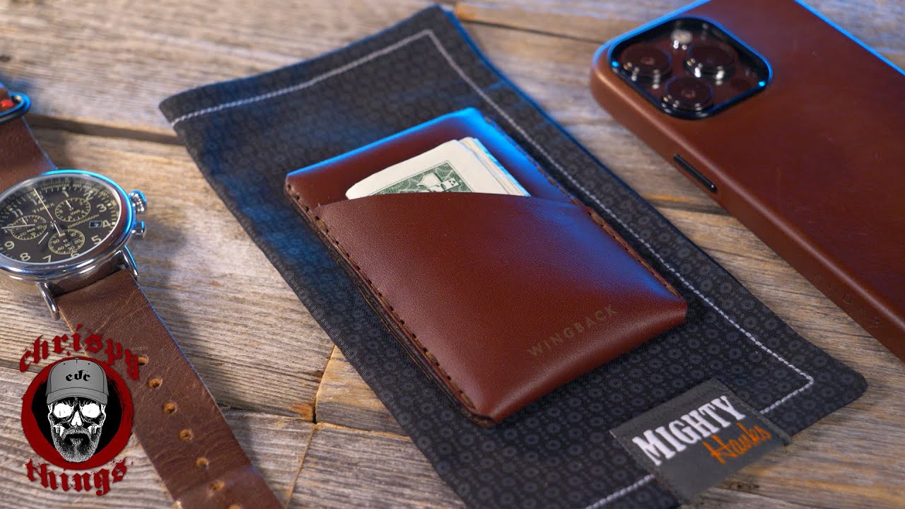 A minimalist cardholder with a HIDDEN leaf spring! Wingback Winston ...