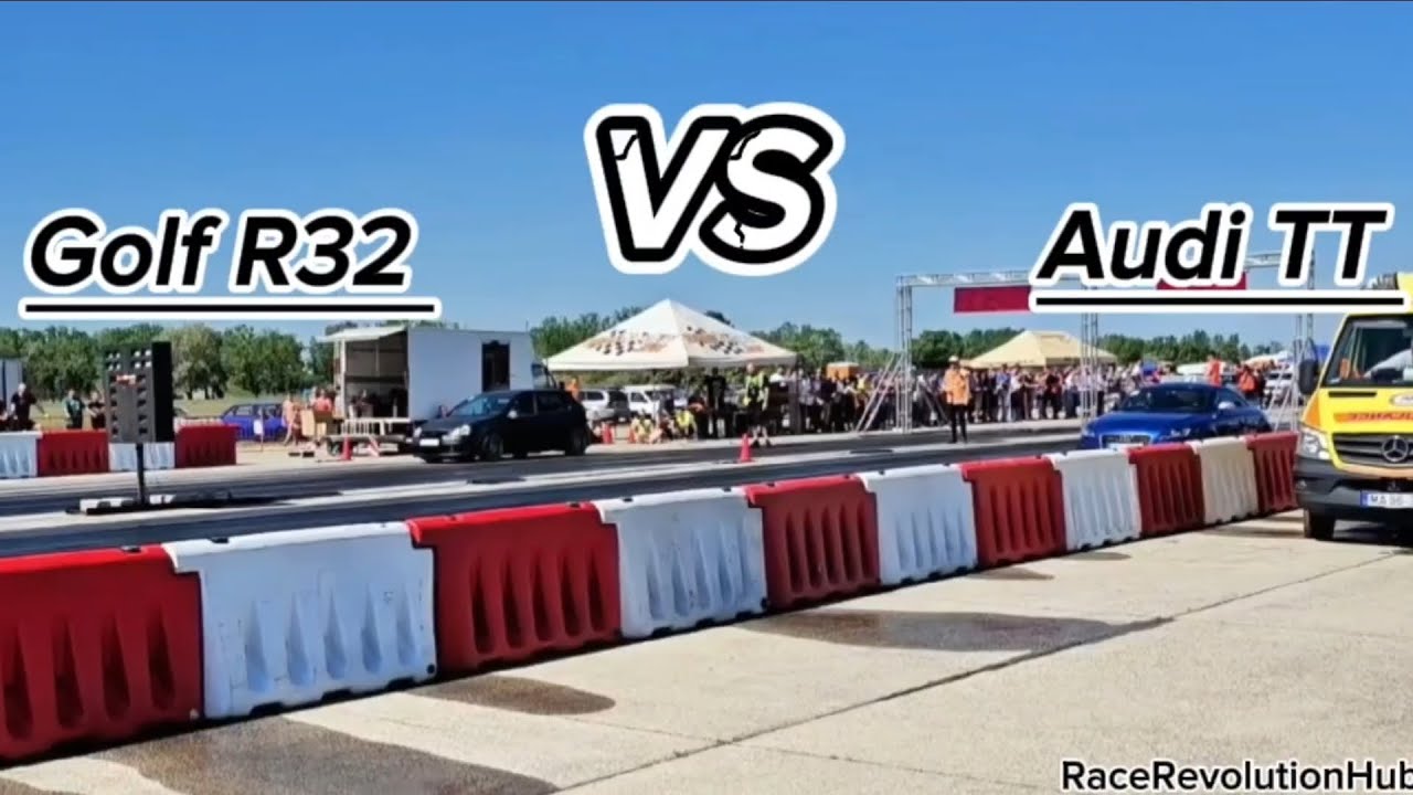 VW Golf R32 Vs Audi TT #r32 #golf #racing #supercharged #accessories ...