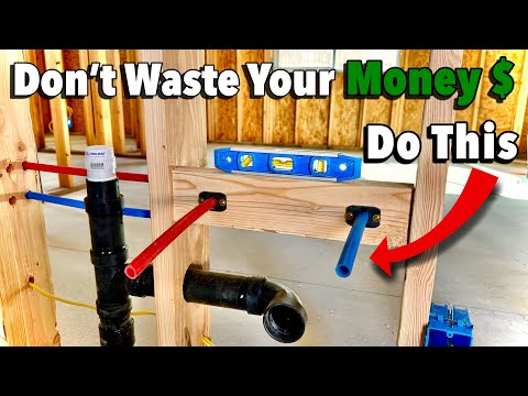 How To Rough In Plumbing With Pex