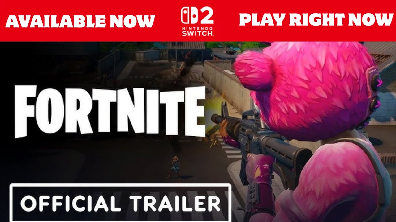 Fortnite Official Nintendo Switch 2 Launch Trailer | Drop In Anywhere ...